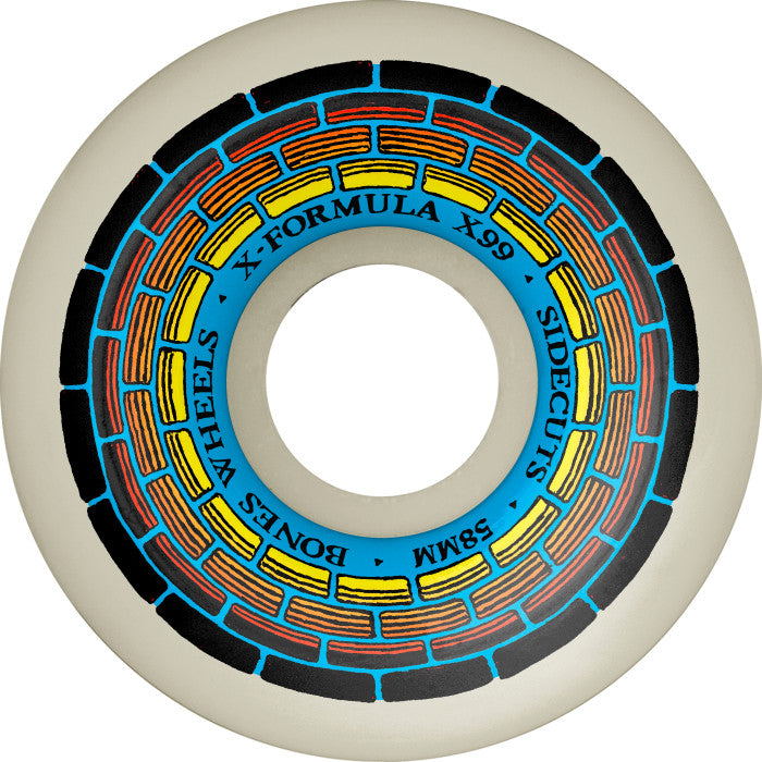 BONES WHEELS X-Formula Skateboard Wheels Wishing Well V5 Sidecuts 99A ...