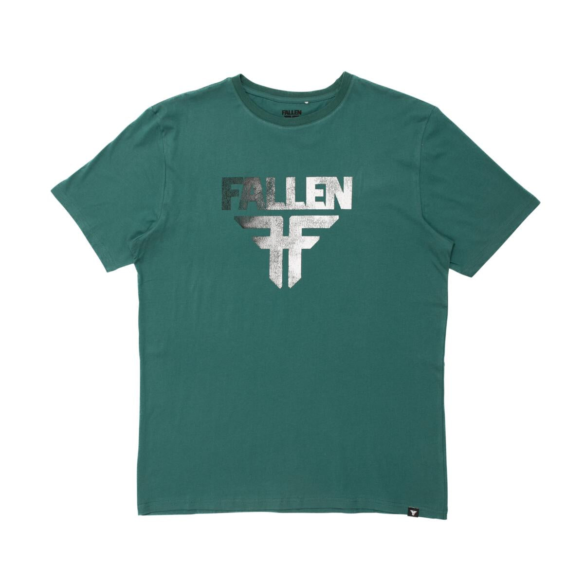 Fallen Insignia tee - Emerald Green/Gradient – Disrupt Skateshop