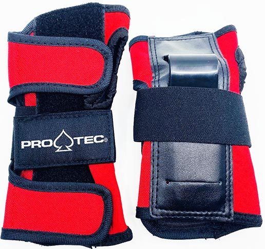 PRO TEC STREET WRIST GUARD RED/WHITE/BLACK YOUTH – Disrupt Skateshop