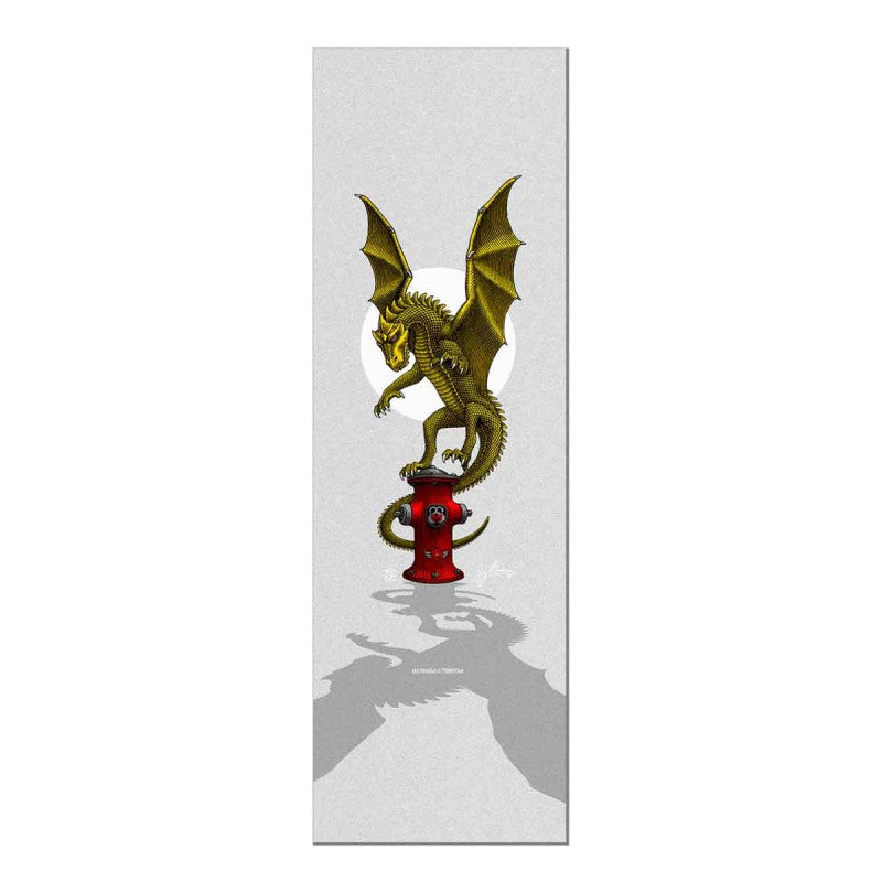Powell Peralta Andy Anderson Hydrant CLEAR Grip Tape Sheet - 10.5 x 33 ...