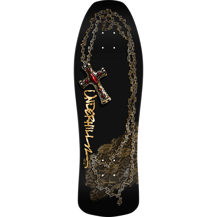 Powell Peralta Ray Underhill Cross Reissue Skateboard Deck Black/Gold ...