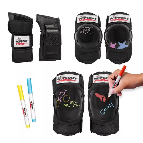 Wipeout Dry Erase Kids' Pad Set 3pk - Black – Disrupt Skateshop